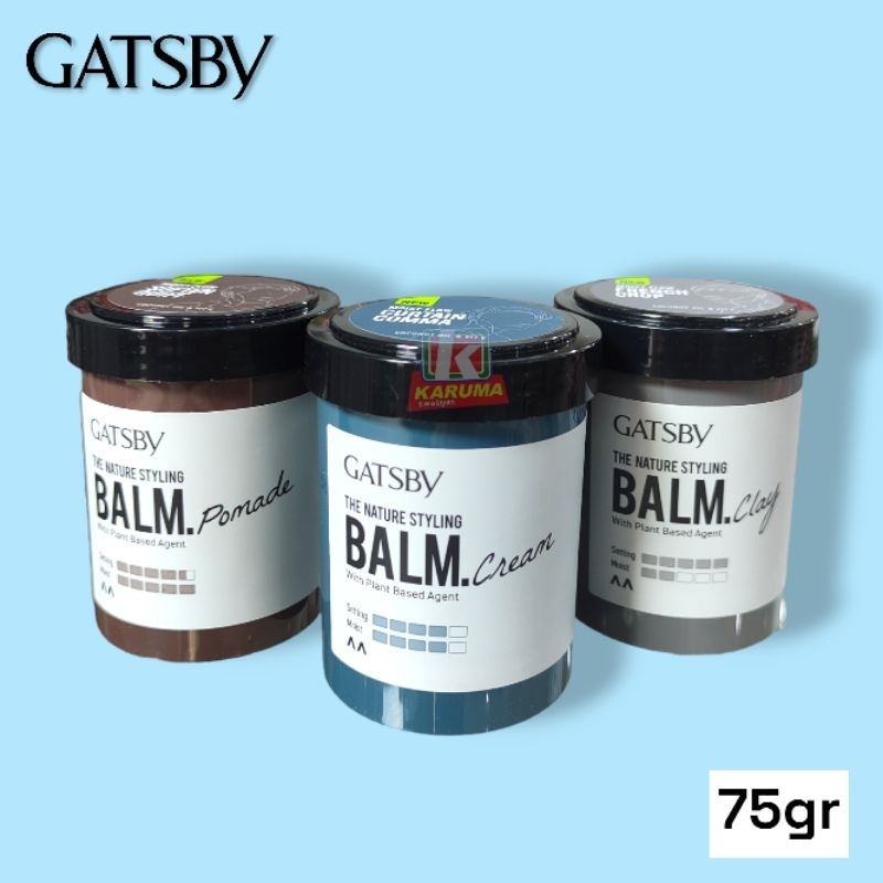 Jual Gatsby Balm Pomade , Clay , Cream The Nature Styling 70g | Shopee ...