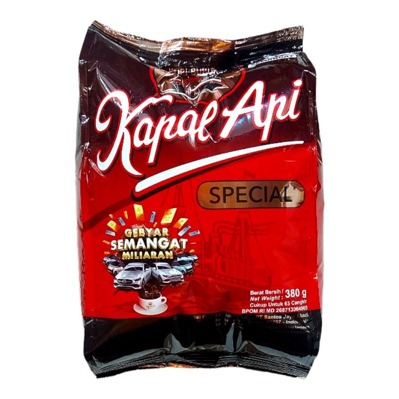 Jual Asyik Ngopi Pake: Kopi Bubuk KAPAL API MERAH Spesial 350 Gr Kopi ...