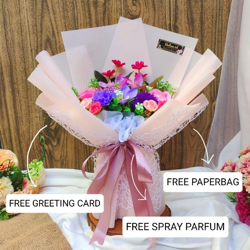 Jual BUKET BUNGA ARTIFISIAL BUKET BUNGA PALSU BUKET ULANG TAHUN BUKET ...