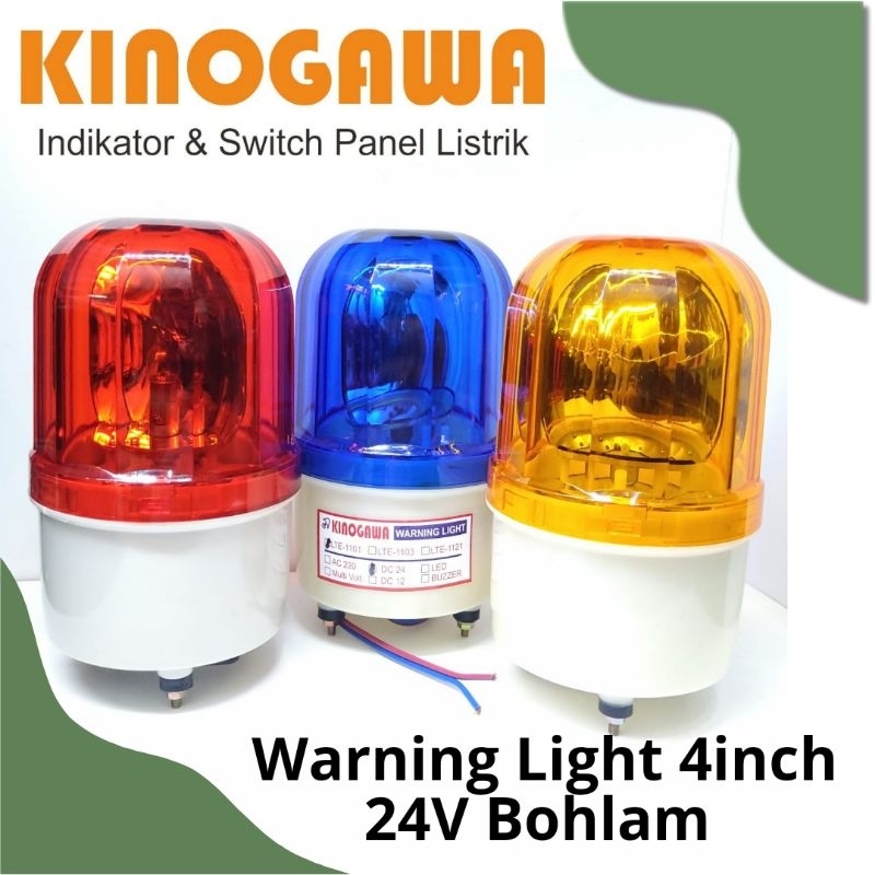 Jual Lampu LTE-1101 4" inch 24Vdc- Lampu Putar - Warning Light - Lampu ...