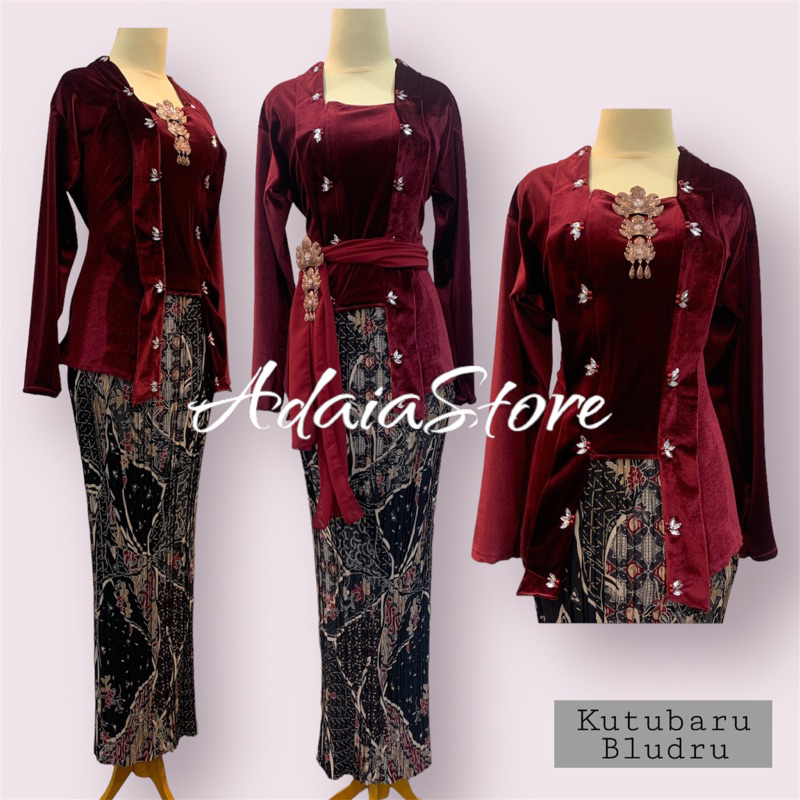Jual KUTUBARU BLUDRU / KEBAYA BALI / KEBAYA KEKINIAN / KEBAYA WISUDA ...