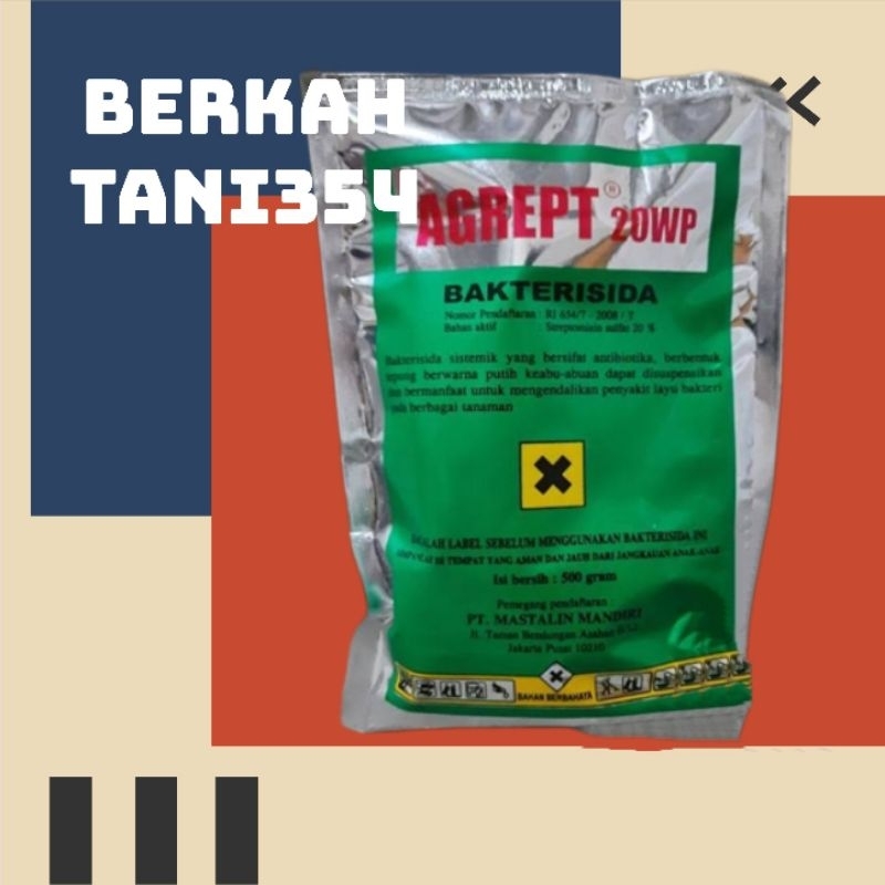 Jual Fungisida bakterisida agrept 500gram bacterisida fungisida agrep ...