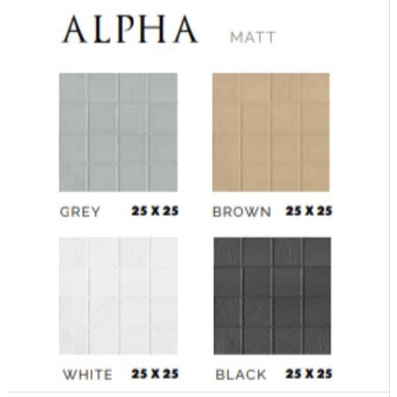 Jual Keramik Asia Tile Alpha matt ukuran 25x25 | Shopee Indonesia