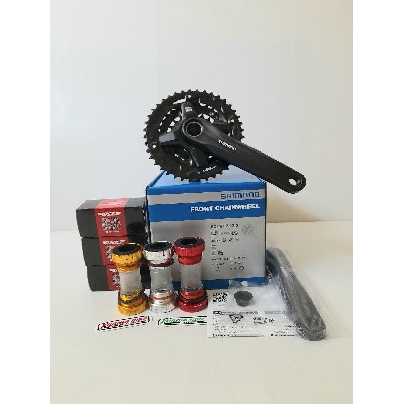 Jual crank shimano mt210 + BB raze | Shopee Indonesia