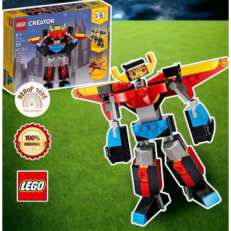 Jual LEGO CREATOR 3 in 1 Super Robot 31124 ORIGINAL LEGO | Shopee Indonesia