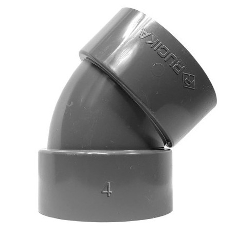 Jual Sambungan Pipa Air Knee D 45 Derajat Ukuran 4" inch Sambungan Pipa ...