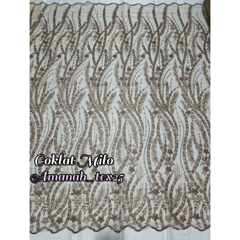 Jual Tile Payet Spangkle Motif / Payet Sequin / Bahan Kebaya | Shopee ...