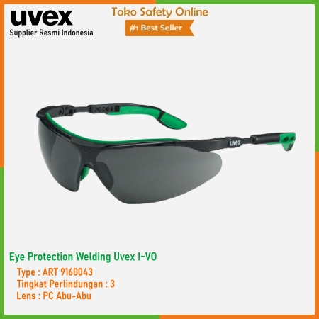 Jual Eye Protection Welding Uvex Spectacles I-VO / Kacamata Safety Las ...