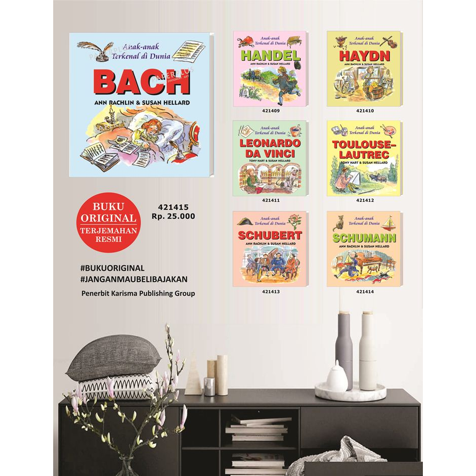 Jual Anak-Anak Terkenal Di Dunia: Bach / HC / Ann Rachlin & Susan ...