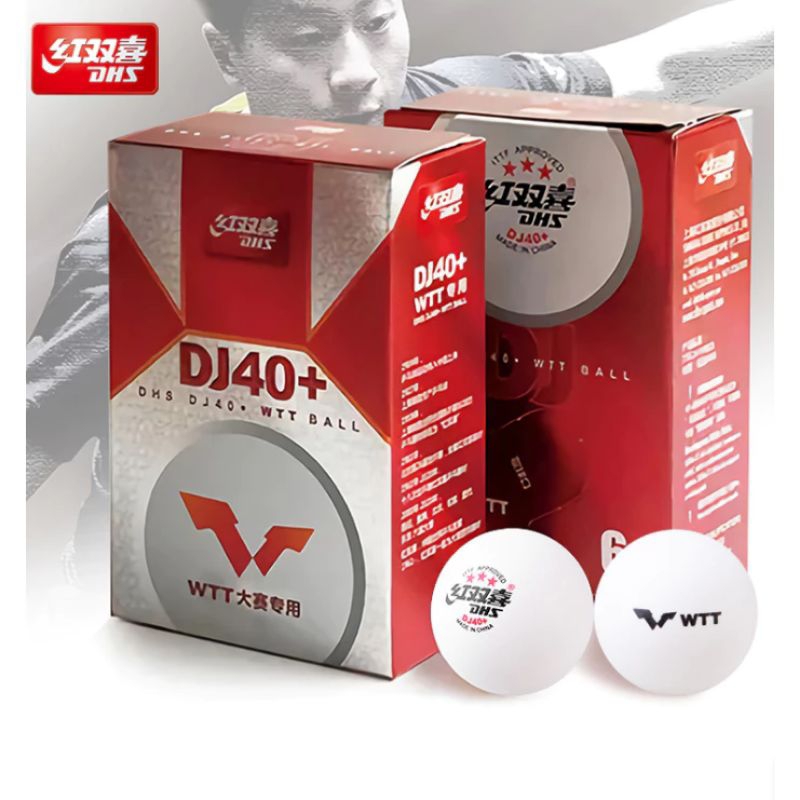Jual Bola Tenis Meja/Pingpong DHS DJ40+ Word Table Tenis Ball Original Made In China | Shopee ...