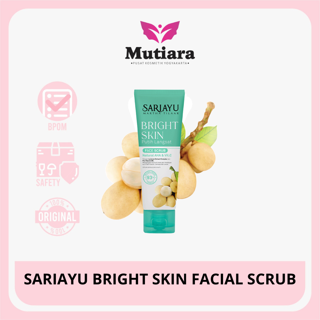 Jual SARIAYU BRIGHT SKIN PUTIH LANGSAT FACIAL SCRUB 75GR | Shopee Indonesia