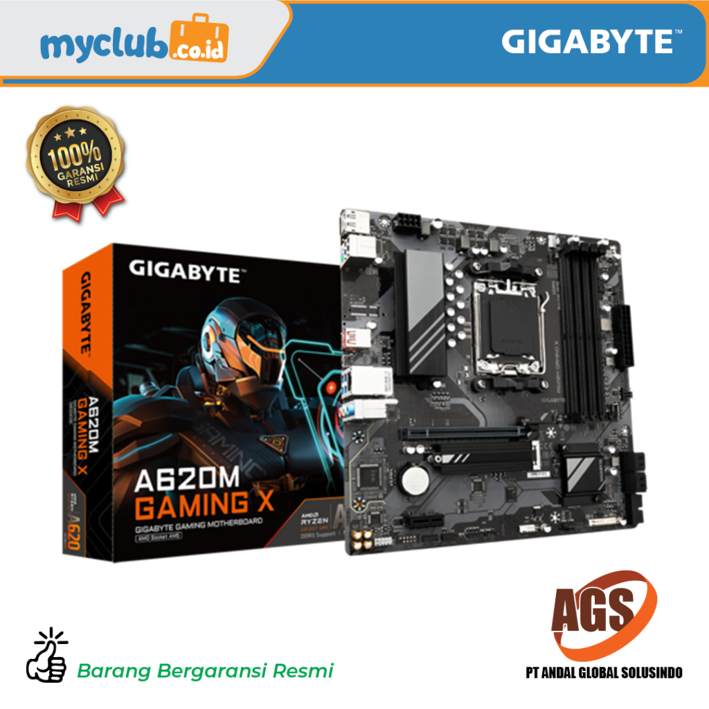 Jual Gigabyte Motherboard AMD A620M Gaming X Socket AM5 DDR5 Micro ATX ...