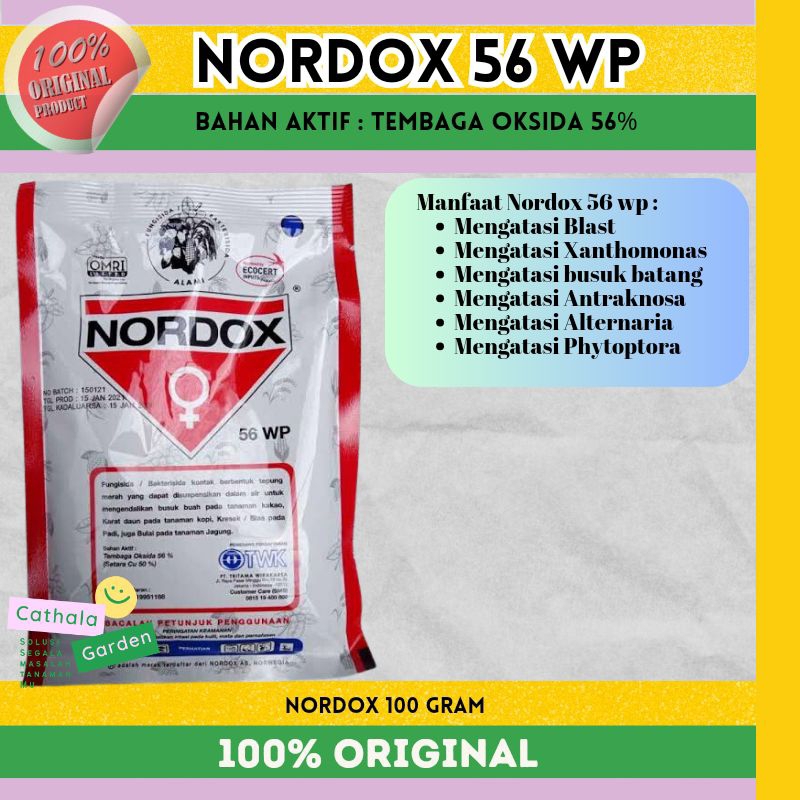 Jual NORDOX 56WP KEMASAN 100 GRAM | FUNGISIDA BAKTERISIDA TANAMAN ...