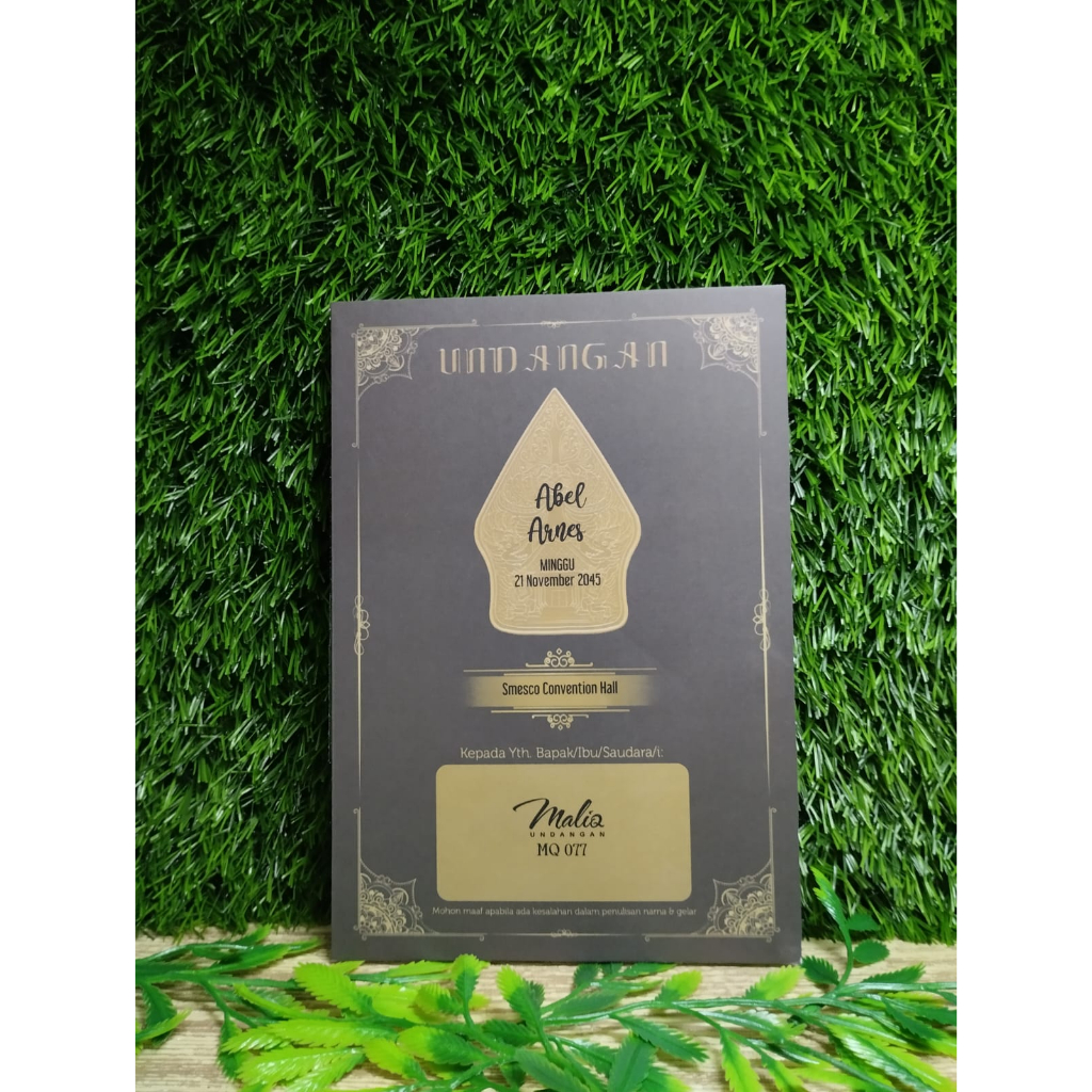 Jual Blangko Undangan Pernikahan Maliq 77 Murah | Shopee Indonesia