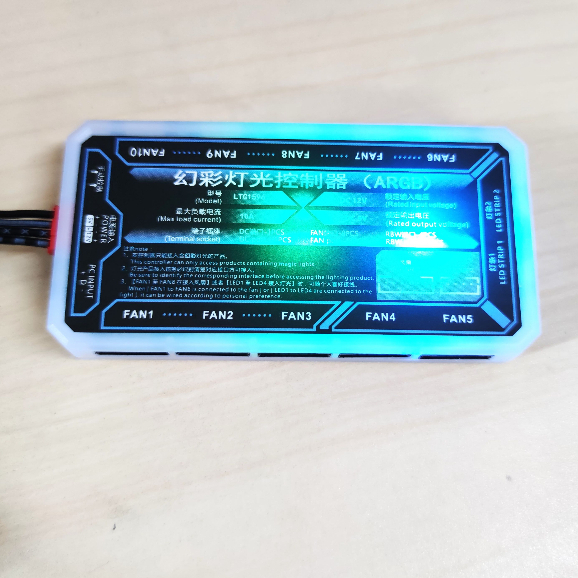 Jual FAN CONTROLLER 10 PORT DENGAN REMOTE UNTUK FAN CASE RGB | Shopee ...