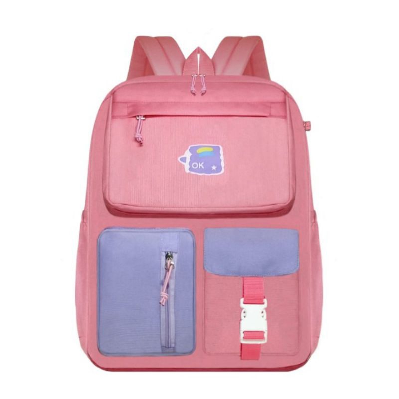 Jual Tas Sekolah Anak Perempuan SD SMP Backpack Cewek Ransel Backpack ...