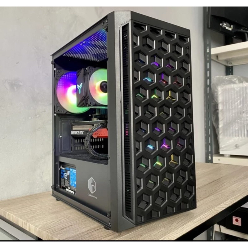 Jual CASING PC CUBE GAMING GART HEXAGON | Shopee Indonesia