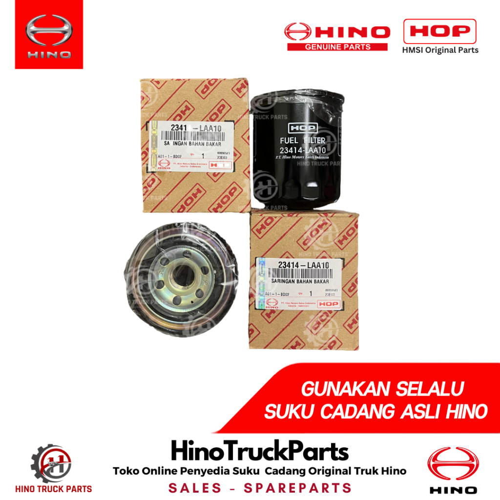 Jual Filter solar Hino 23414-LAA10 asli HOP | Shopee Indonesia