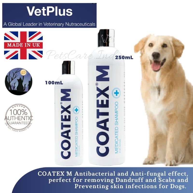 Jual COATEX Medicated Shampoo Anti Jamur, Kutu, dan Bakteri Khusus ...