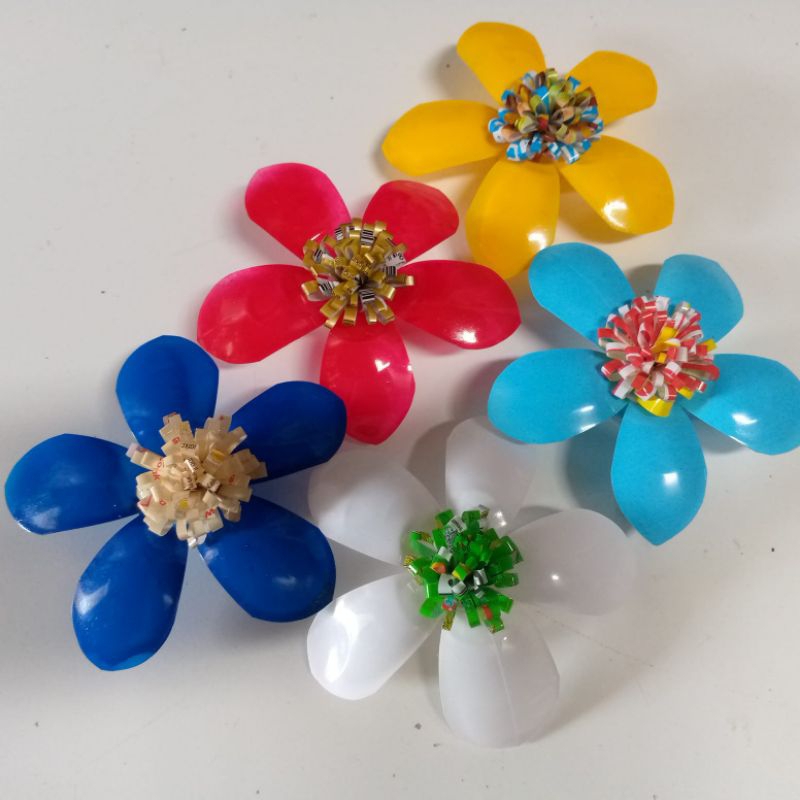 Jual Kerajinan Tangan Bunga Botol Dari Botol Plastik Bekas Daur Ulang ...