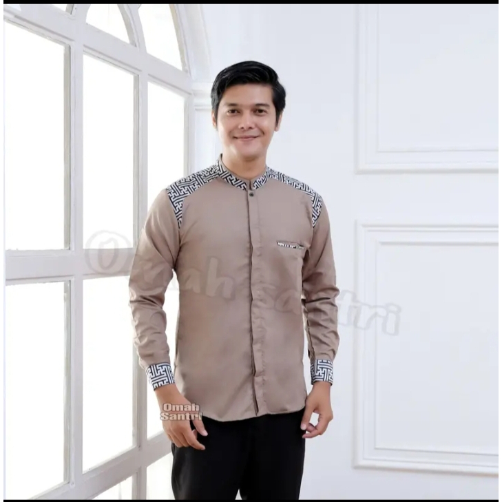 Jual Baju koko motif araseo koko el rumi seragam hadroh baju muslim ...