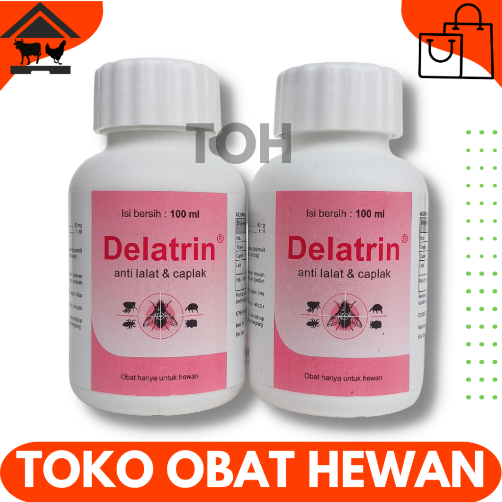 Jual DELATRIN 100ml - Obat Anti Kutu Caplak Lalat dan tungau untuk ...