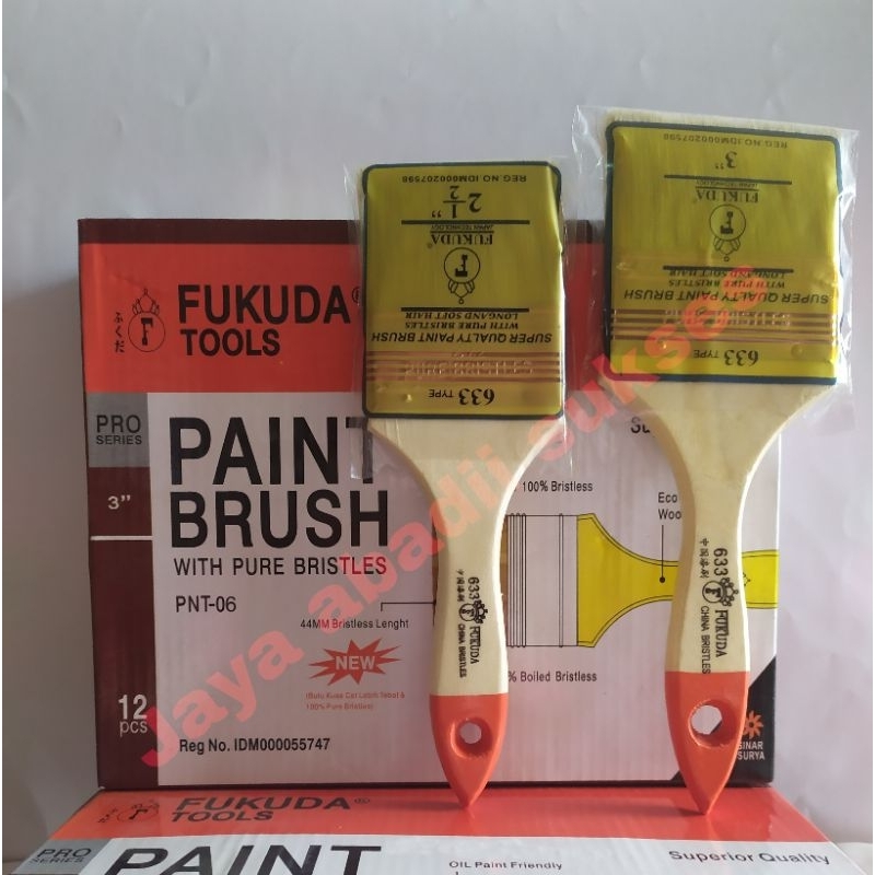 Jual kuas cat / kuas fukuda / cat kuas fukuda | Shopee Indonesia