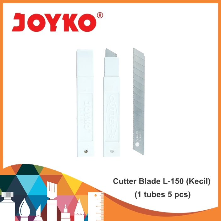Jual Joyko Cutter Blade A-100/Isi kater kecil (1 tubes 5 pcs) | Shopee ...