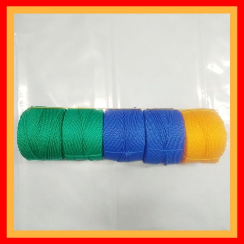 Jual Tali 3mm / Tambang Plastik 3mm /per roll berat 600 gram | Shopee Indonesia