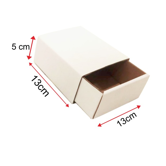 Jual Kardus Corrugated Die Cut 13x13x5 Sliding box | Shopee Indonesia