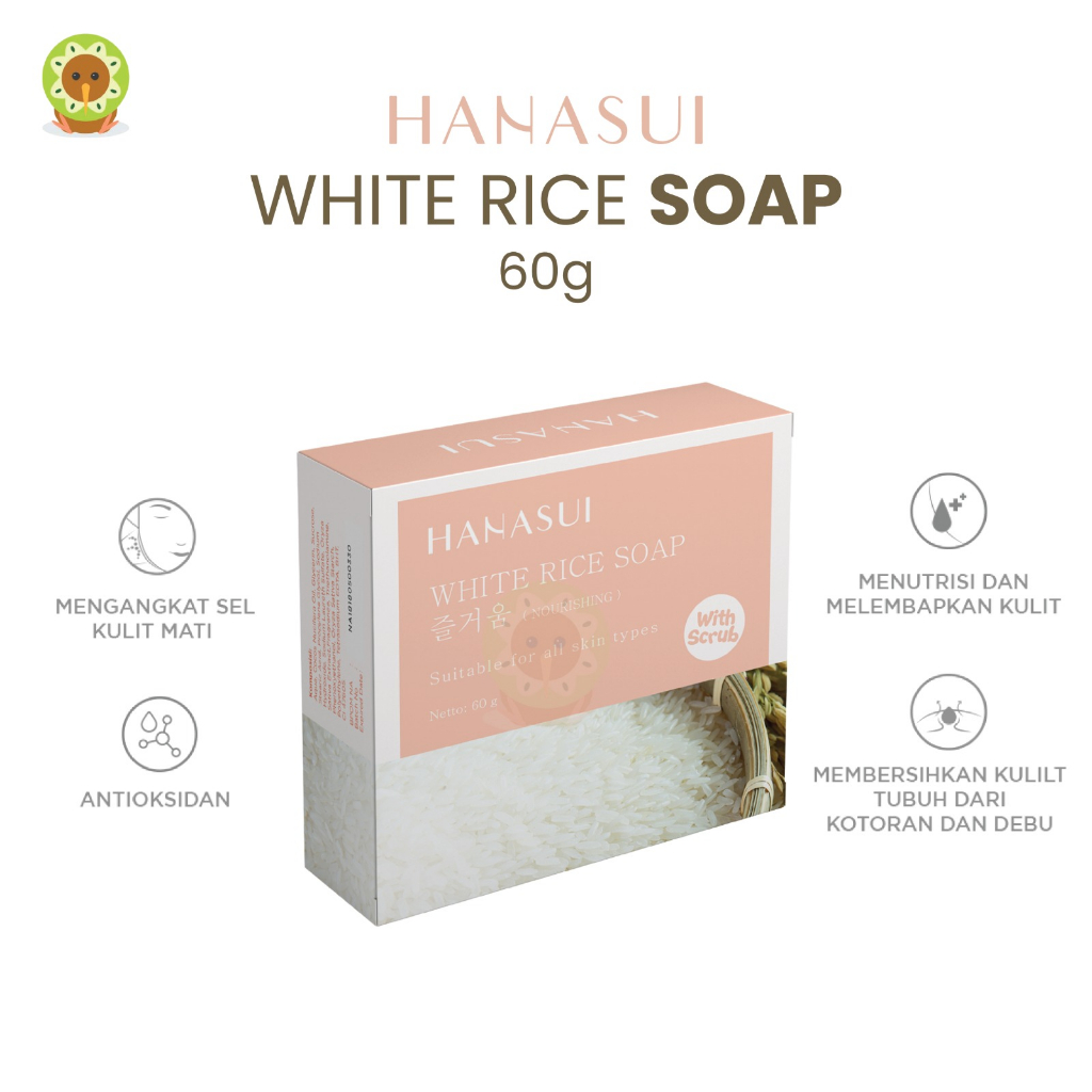 Jual [ WHITE RICE ] HANASUI WHITE RICE SOAP - SABUN BERAS PUTIH ...