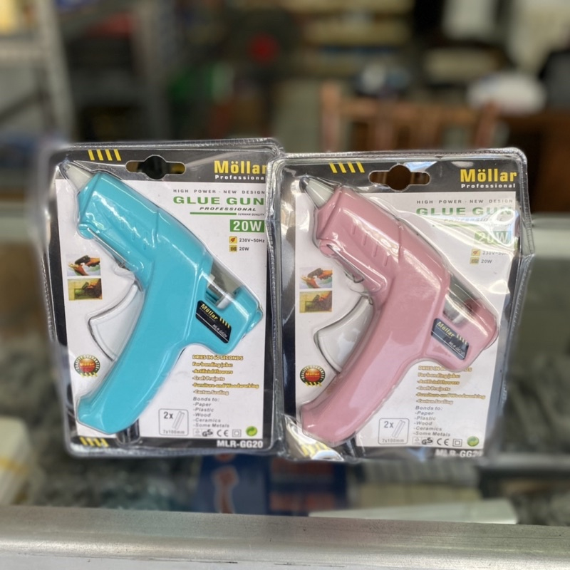 Jual Glue Gun MOLLAR 20w Lem Tembak Kecil Lem Bakar Serba Guna 20 Watt ...