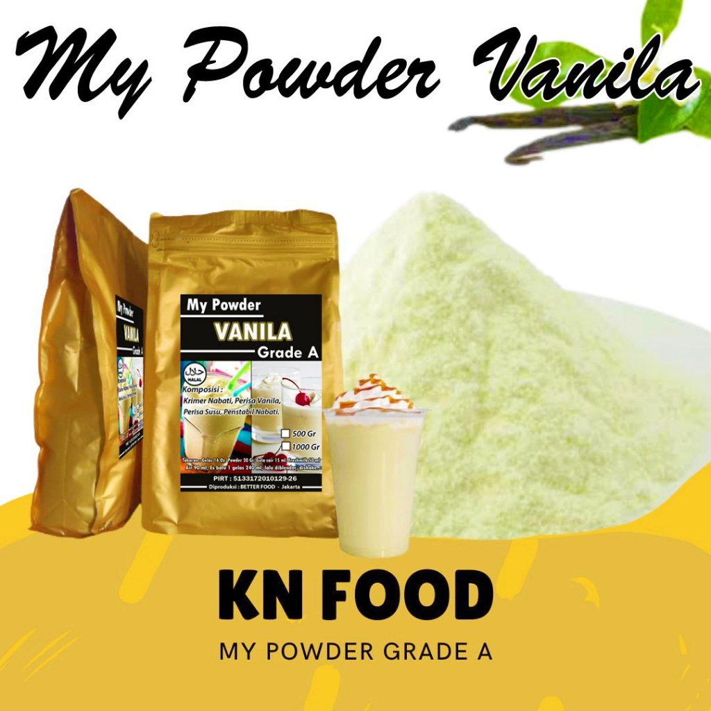 Jual My Powder Rasa Vanilla Grade A 1 Kg | Shopee Indonesia