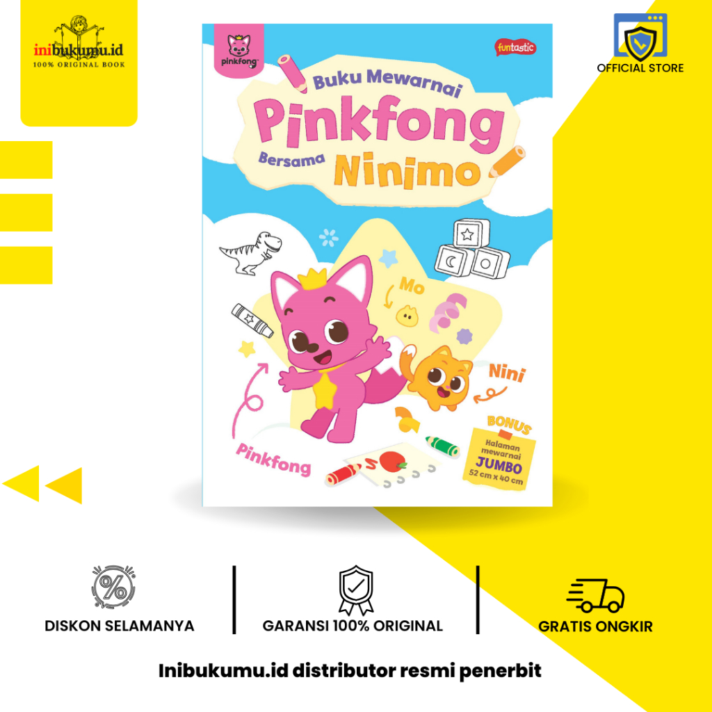 Jual BUKU MEWARNAI PINKFONG BERSAMA NINIMO | Shopee Indonesia