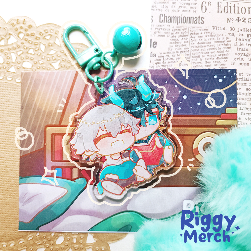 Jual (RiggyMerch) HSR Caeheng Keychain| Honkai Star Rail Caelus X ...