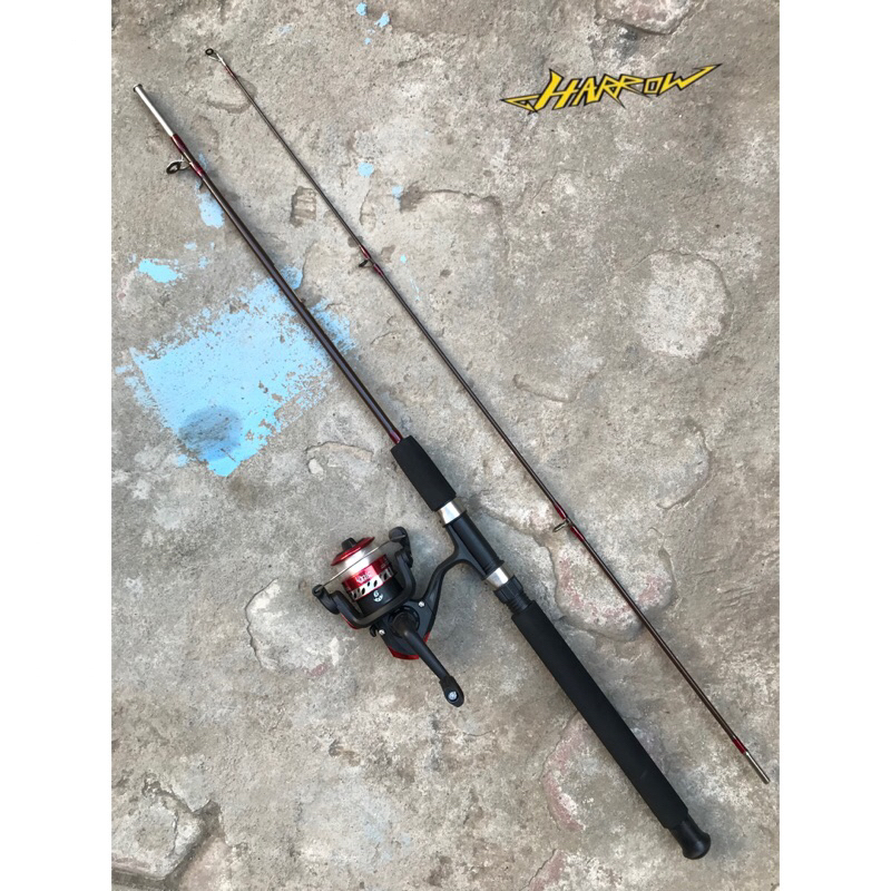 Jual Joran Pancing Set Fiber Solid 150Cm Reel Besi 200 Kekuatan 8Kg ...