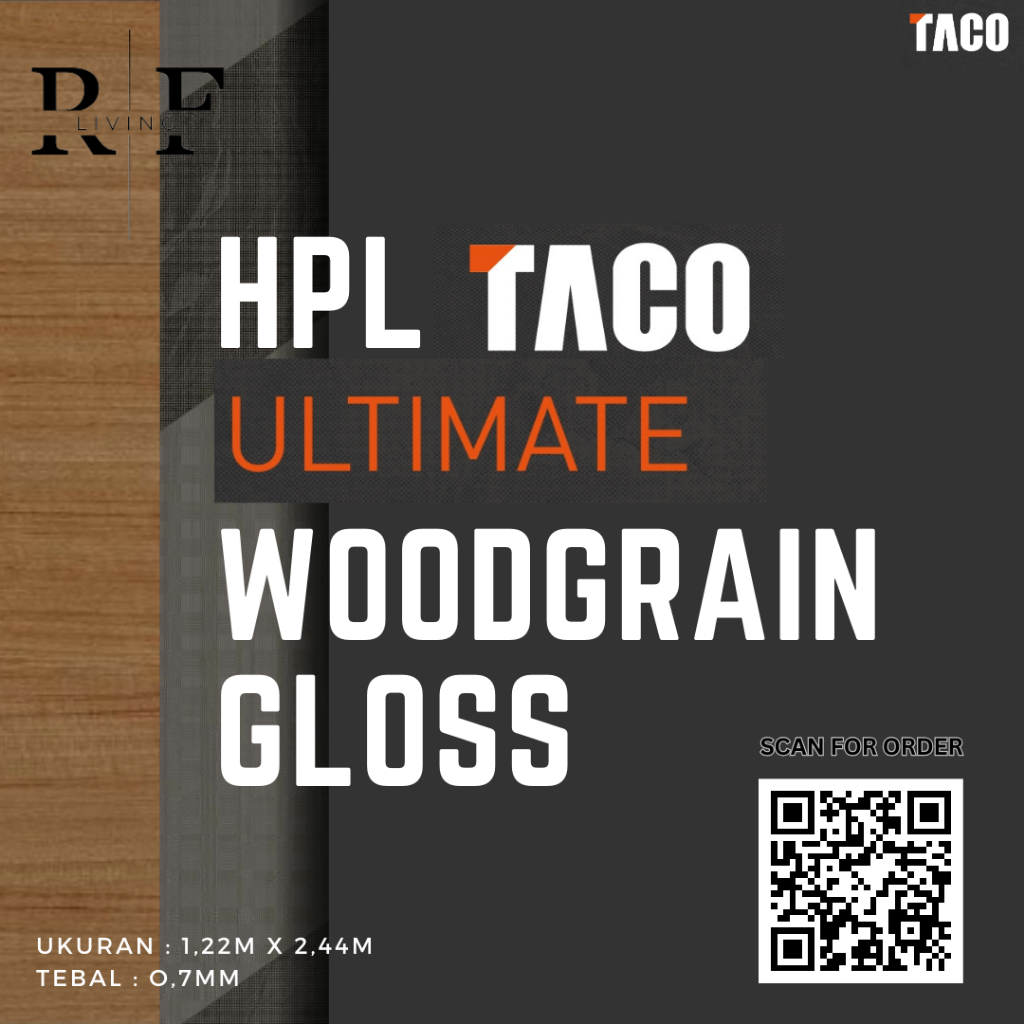 Jual HPL TACO ULTIMATE WOODGRAIN GLOSS | Shopee Indonesia