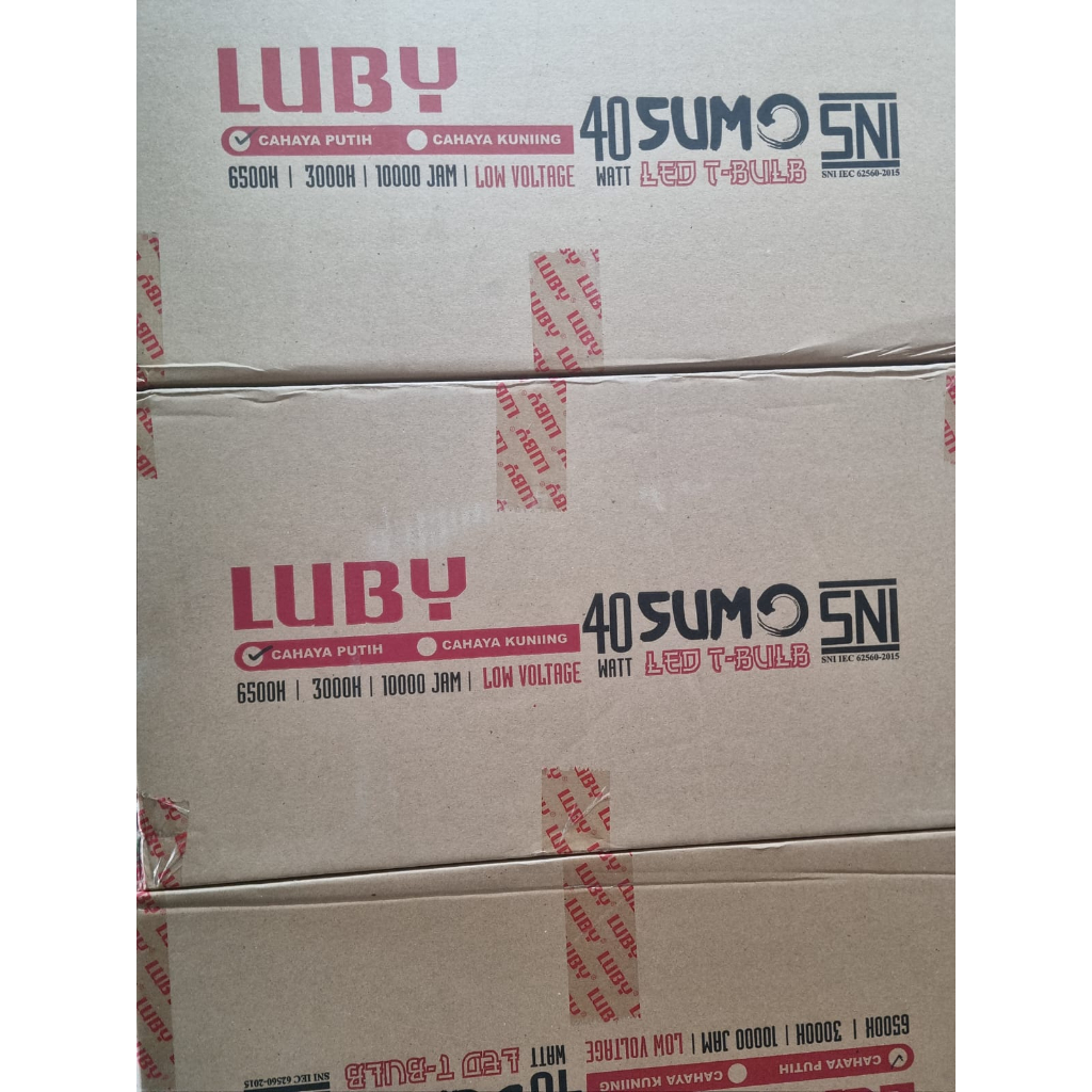 Jual Lampu Luby Sumo 40 Watt LED ( 1 Dus / Karton isi 40 Pcs) Bohlam ...