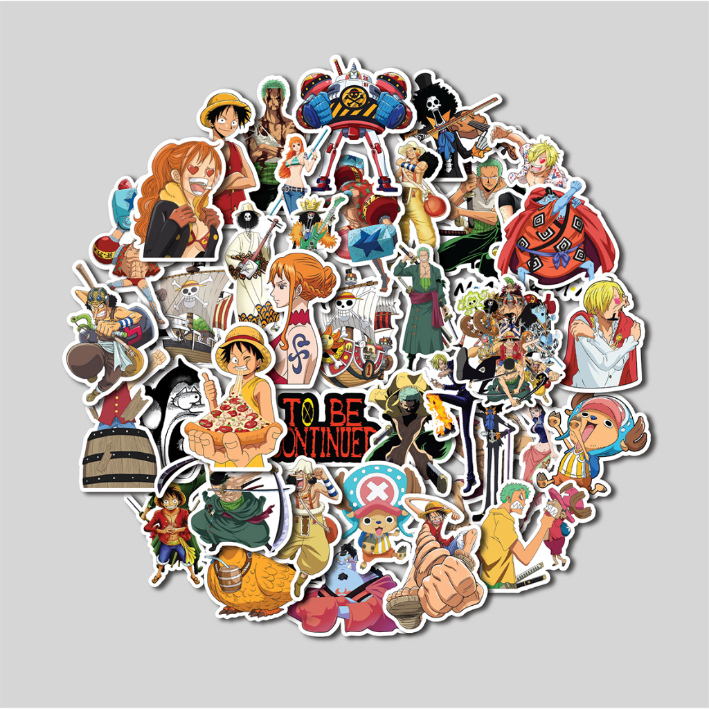 Jual STICKER PACK STRAW HAT CREW ONE PIECE | STICKER TUMBLER | STIKER LAPTOP KOPER HELM | Shopee ...