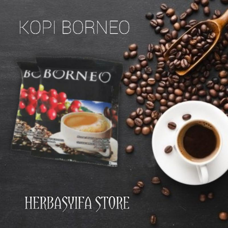 Jual Kopi borneo 1 box isi 5 sashet / kopi / kopi stamina | Shopee ...