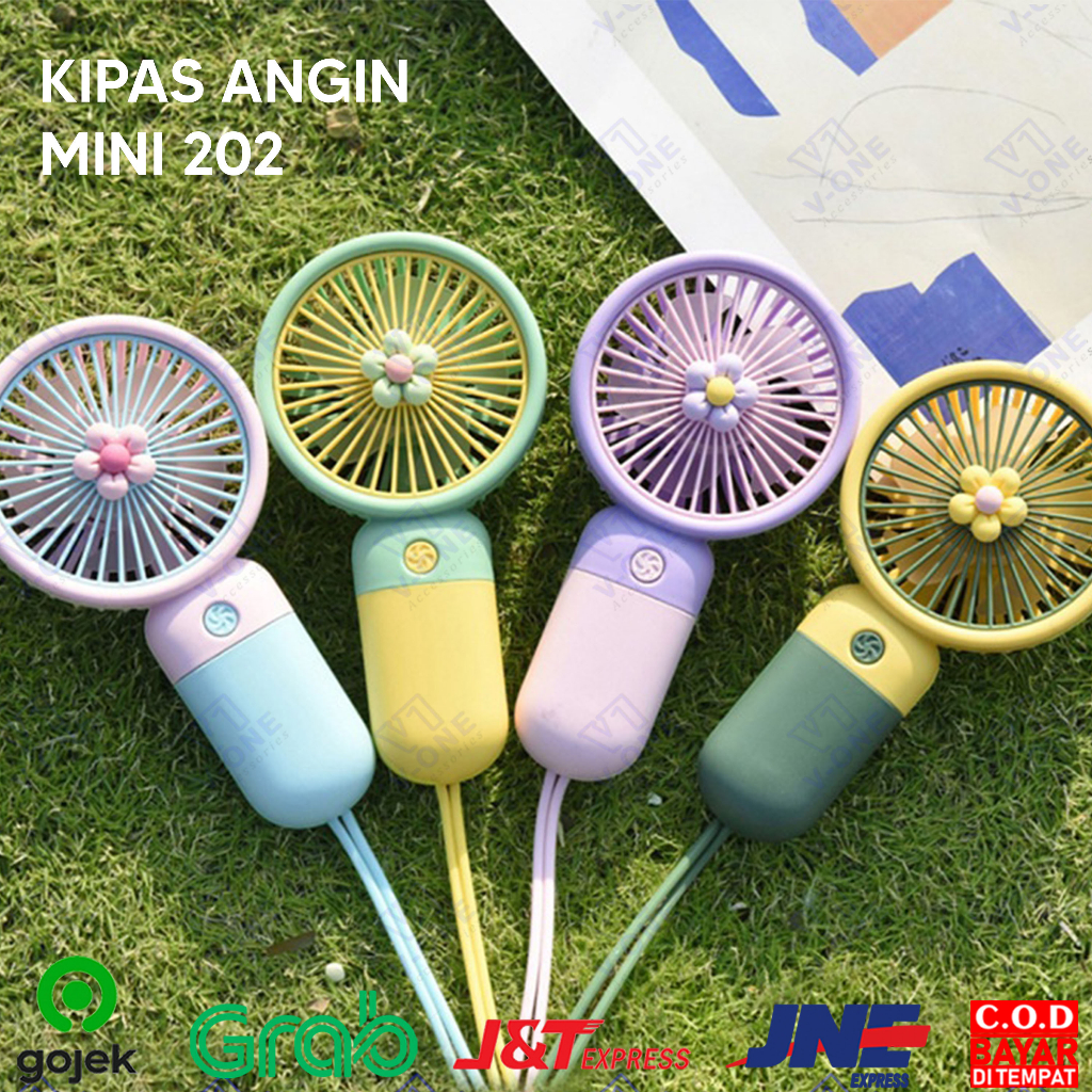 Jual KIPAS ANGIN MINI PORTABLE RECHAREABLE KIPAS FAN MINI 202 | Shopee ...