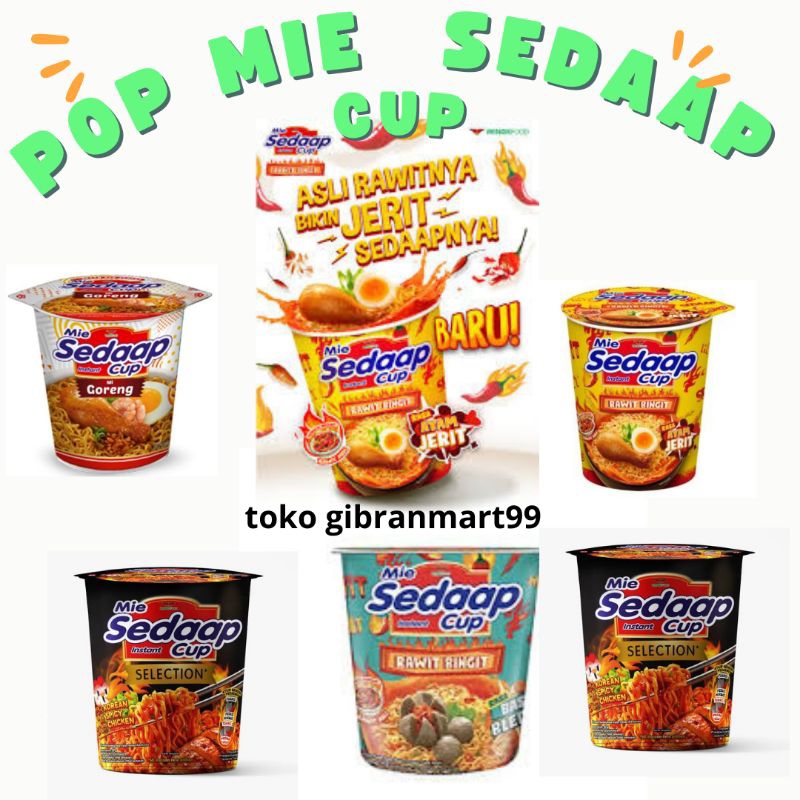 Jual pop mie sedap cup | Shopee Indonesia