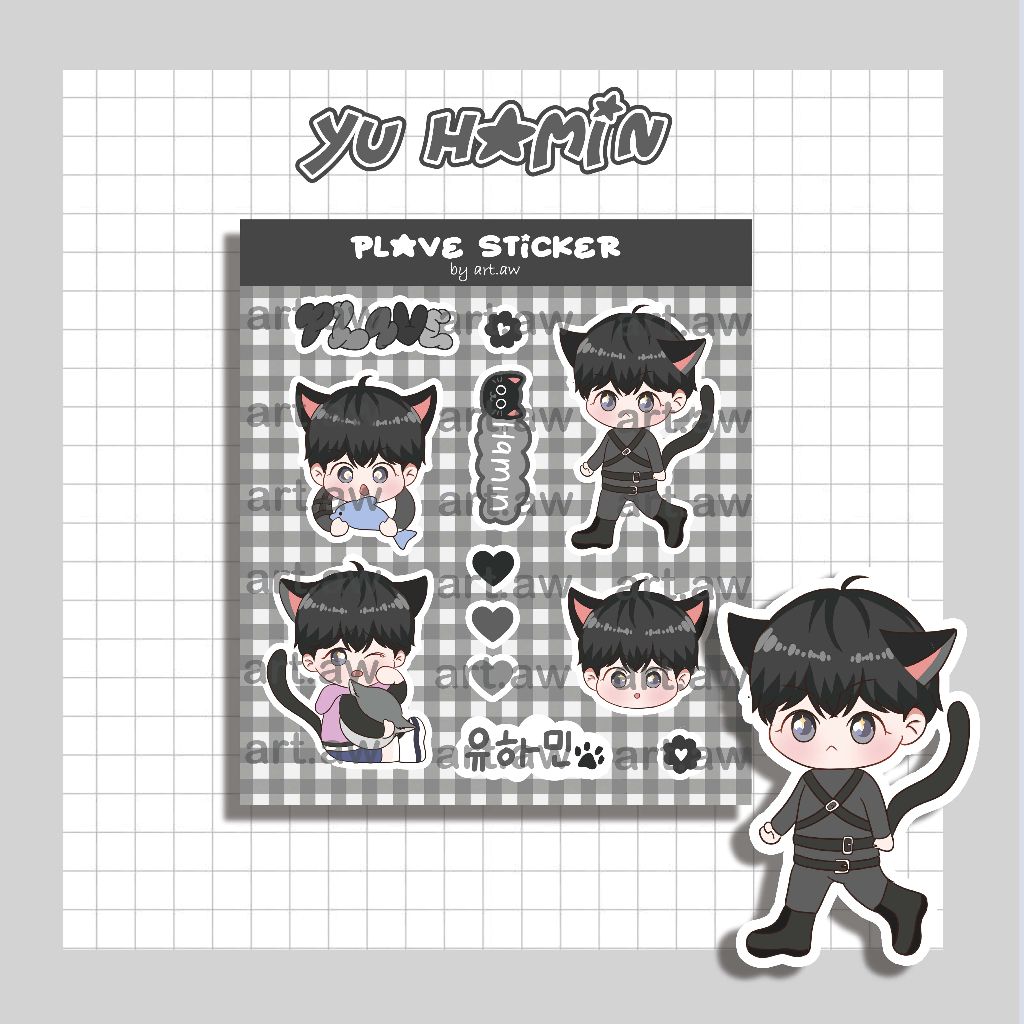 Jual Sticker Plave fanart by art.aw | Shopee Indonesia