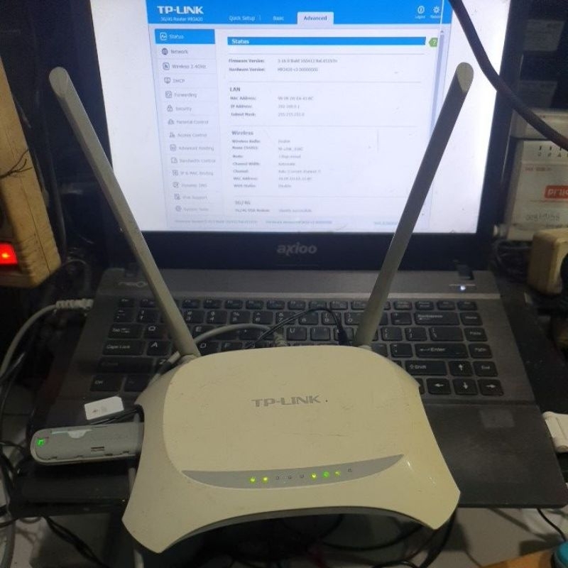 Jual Tp link Mr 3420 paket modem Siap Pakai Tinggal Colok Kartu Aja ...