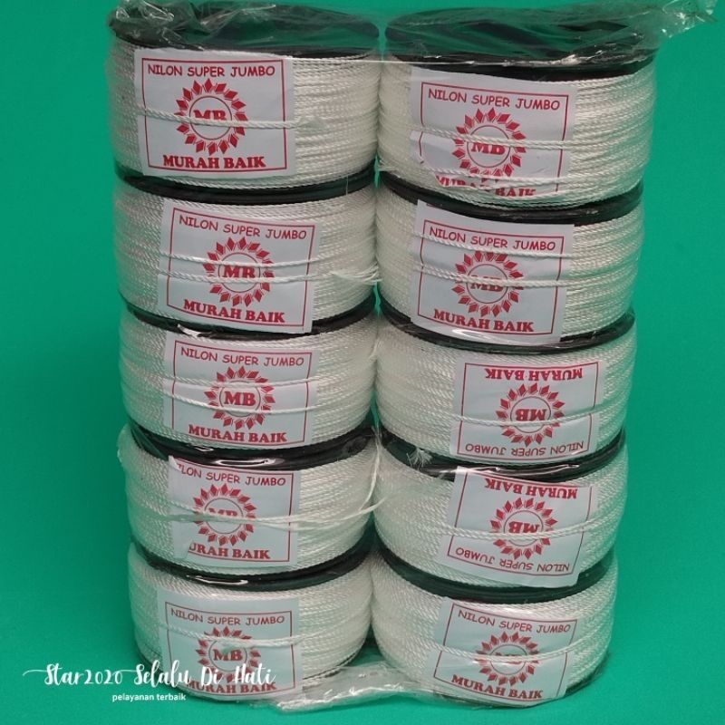 Jual benang nilon rol jumbo benang tukang isi 10pcs panjang 35meter ...