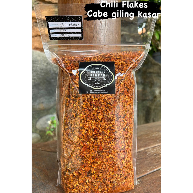 Jual Chili Flakes / Cabe flakes / Cabe giling kasar / 100g-500gr ...