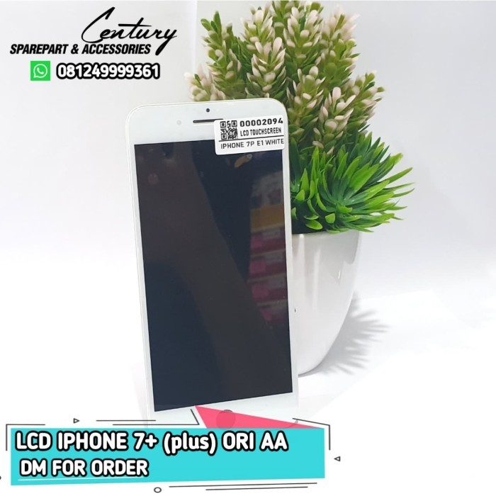 Jual LCD+TS IPH 7+ (PLUS) AA WHITE BLACK | Shopee Indonesia