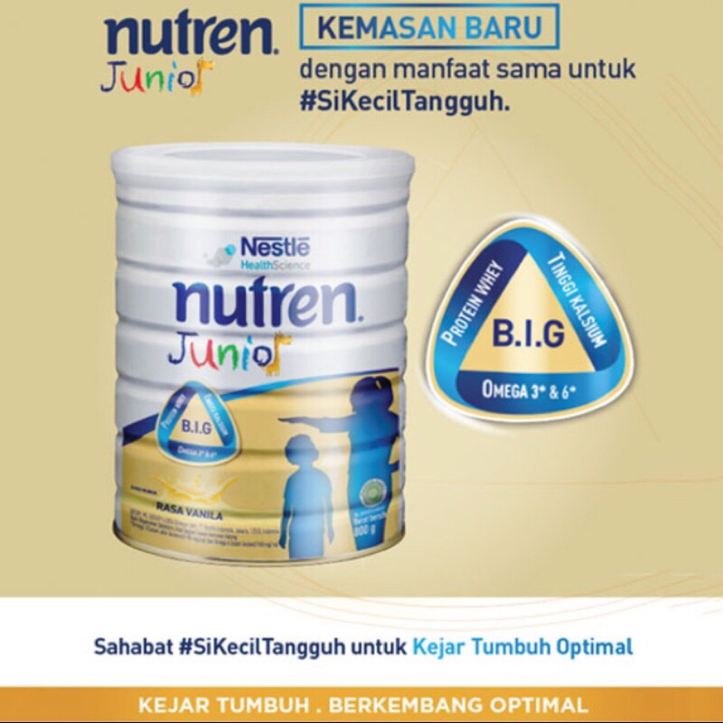 Jual NESTLE Nutren Junior Vanila Kaleng 400 800g NUTRILON [PT125 ...