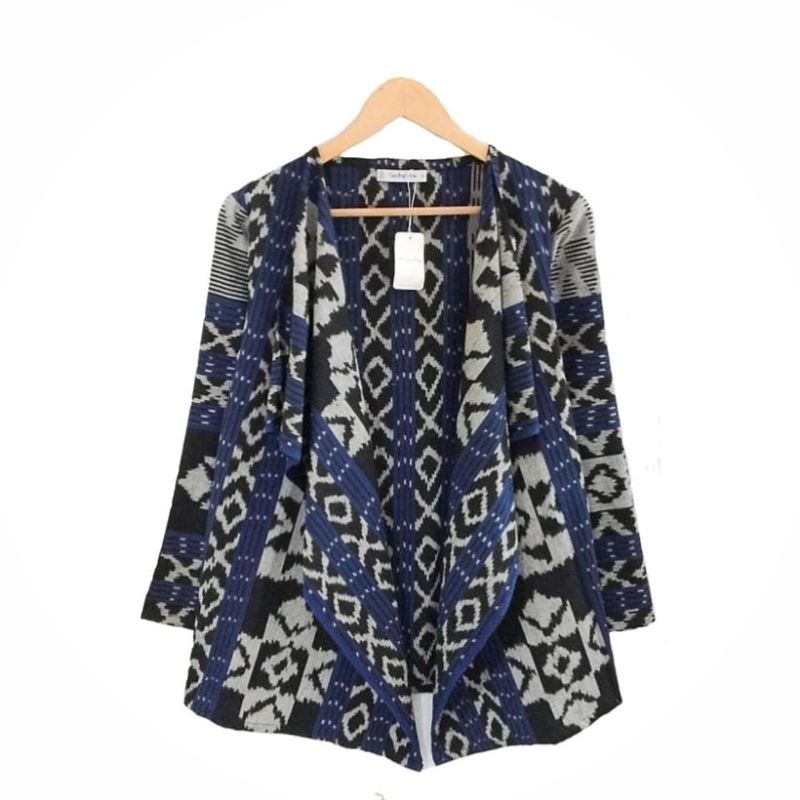 Jual OUTER TENUN | OUTER BATIK ATASAN WANITA ETHNIC TENUN ATBM KO003 ...
