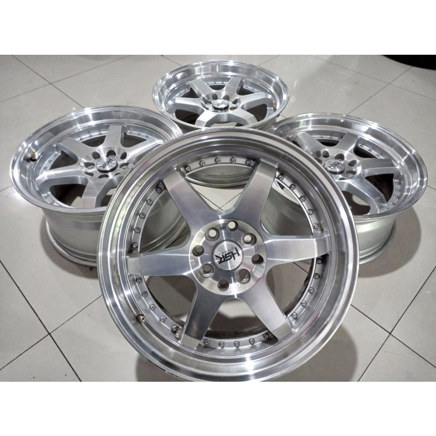 Jual VELG MOBIL BORGO HSR R17X7,5/8,5 PCD 4X100, 4X114 JAZZ CITY MOBILIO | Shopee Indonesia